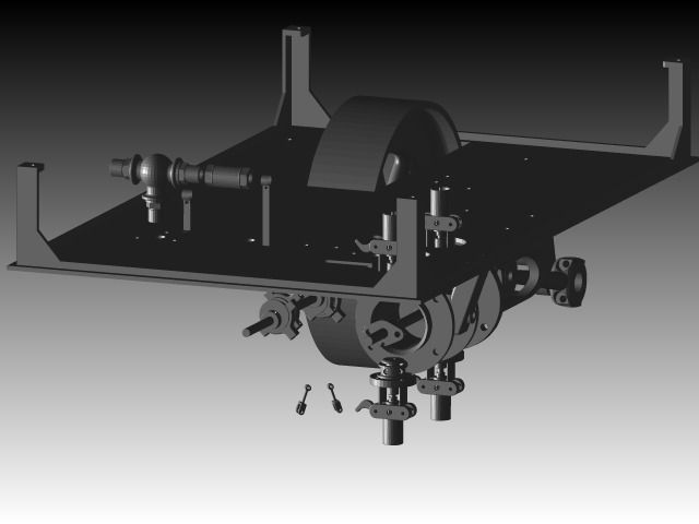 Valve steam model engine free 3D model | CGTrader