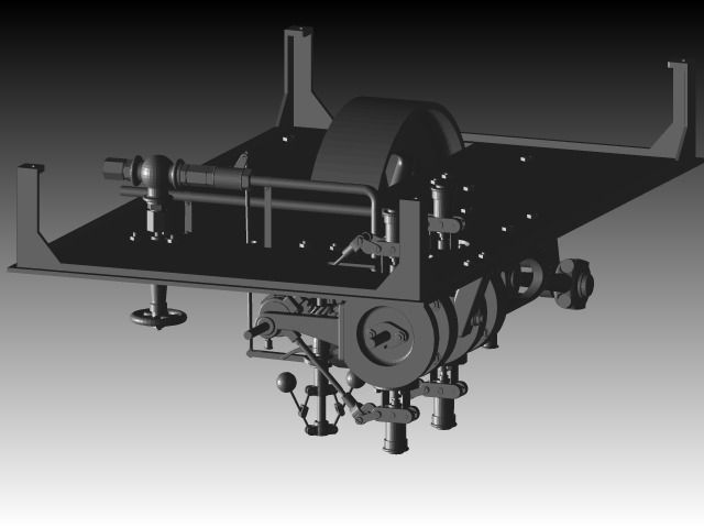 Valve steam model engine free 3D model | CGTrader