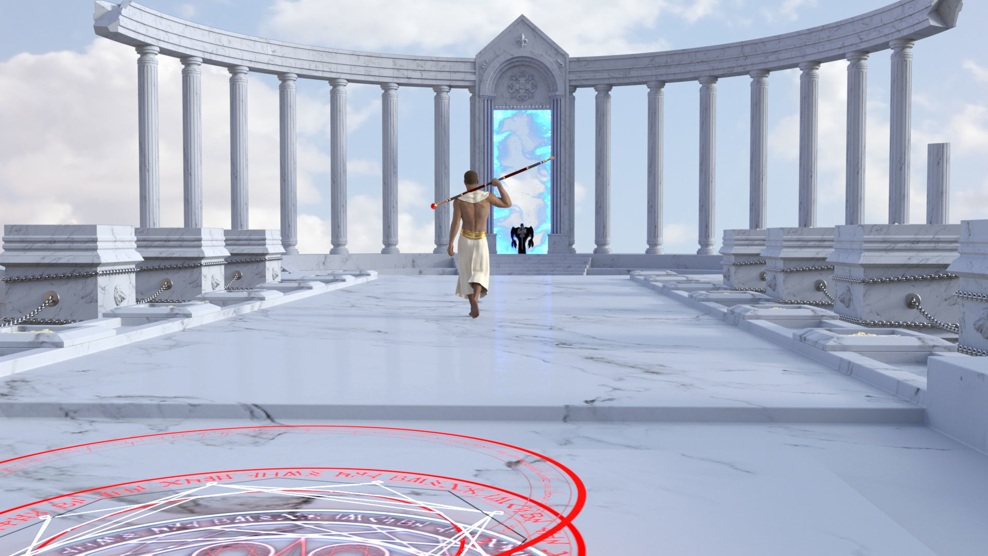 Floating Colosseum - Arena Coliseum 3D model | CGTrader