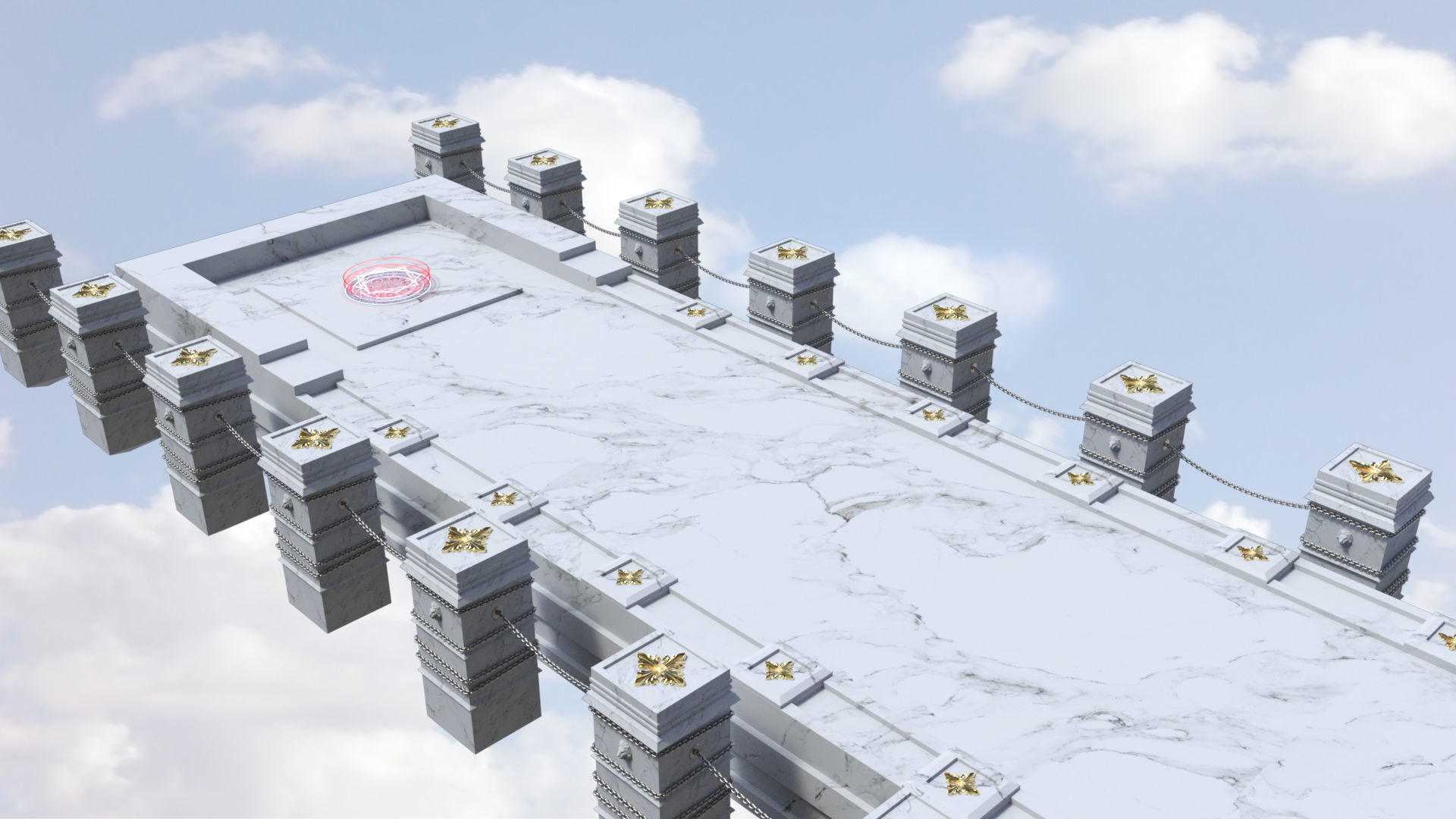 Floating Colosseum - Arena Coliseum 3D model | CGTrader