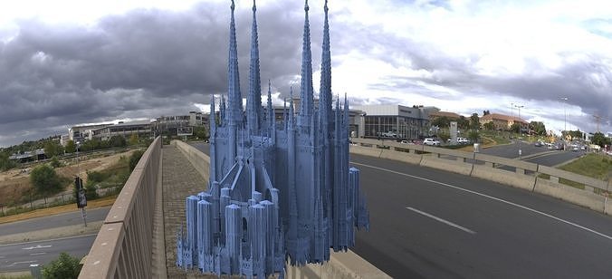 Bloodborne inspired Cathedral tower 3D model | CGTrader