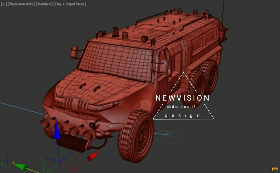 3D model TERMINATOR concept truck VR / AR / low-poly | CGTrader