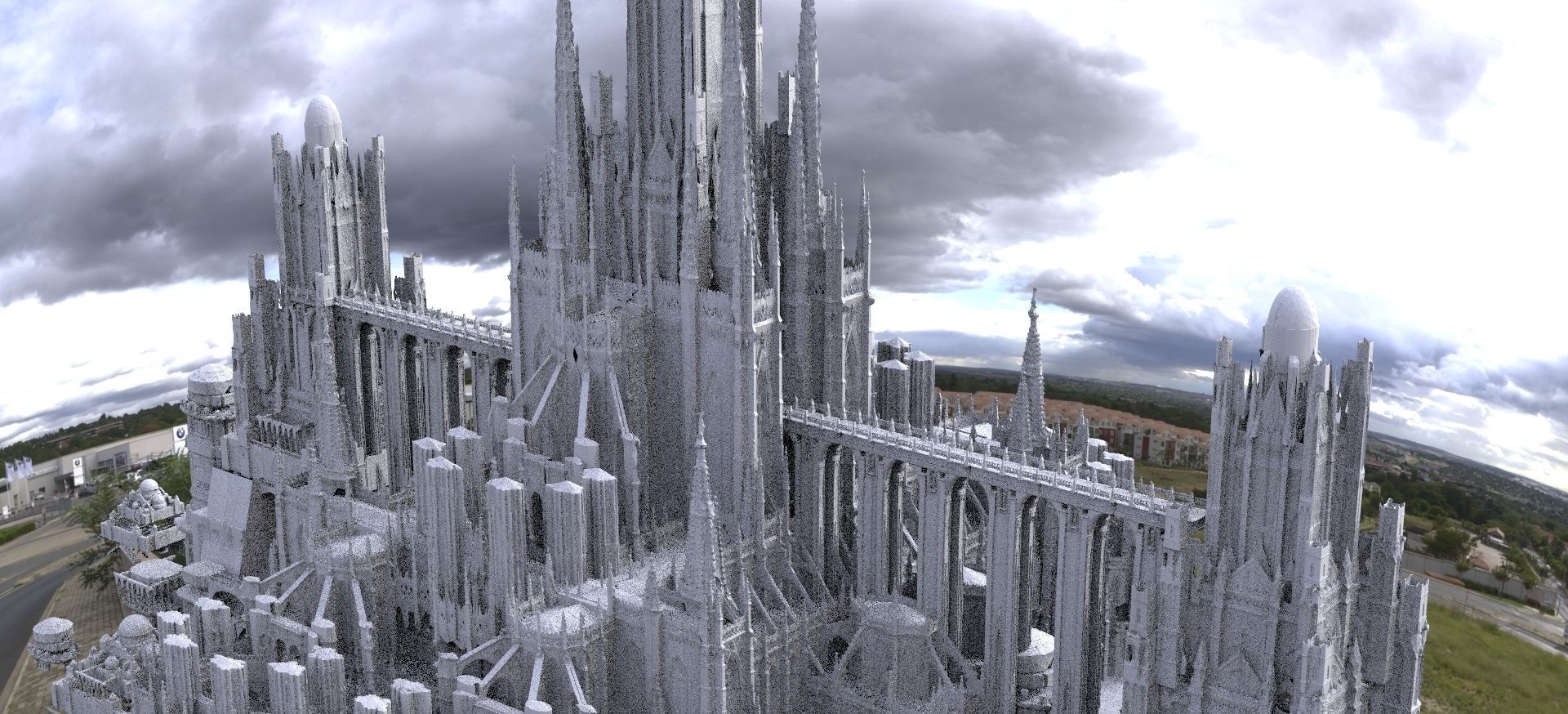 Bloodborne inspired Cathedral Ornate Fine architecture 3D model | CGTrader