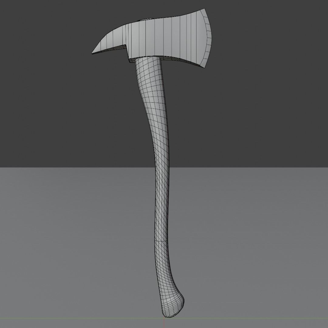 Fire axe free VR / AR / low-poly 3D model | CGTrader