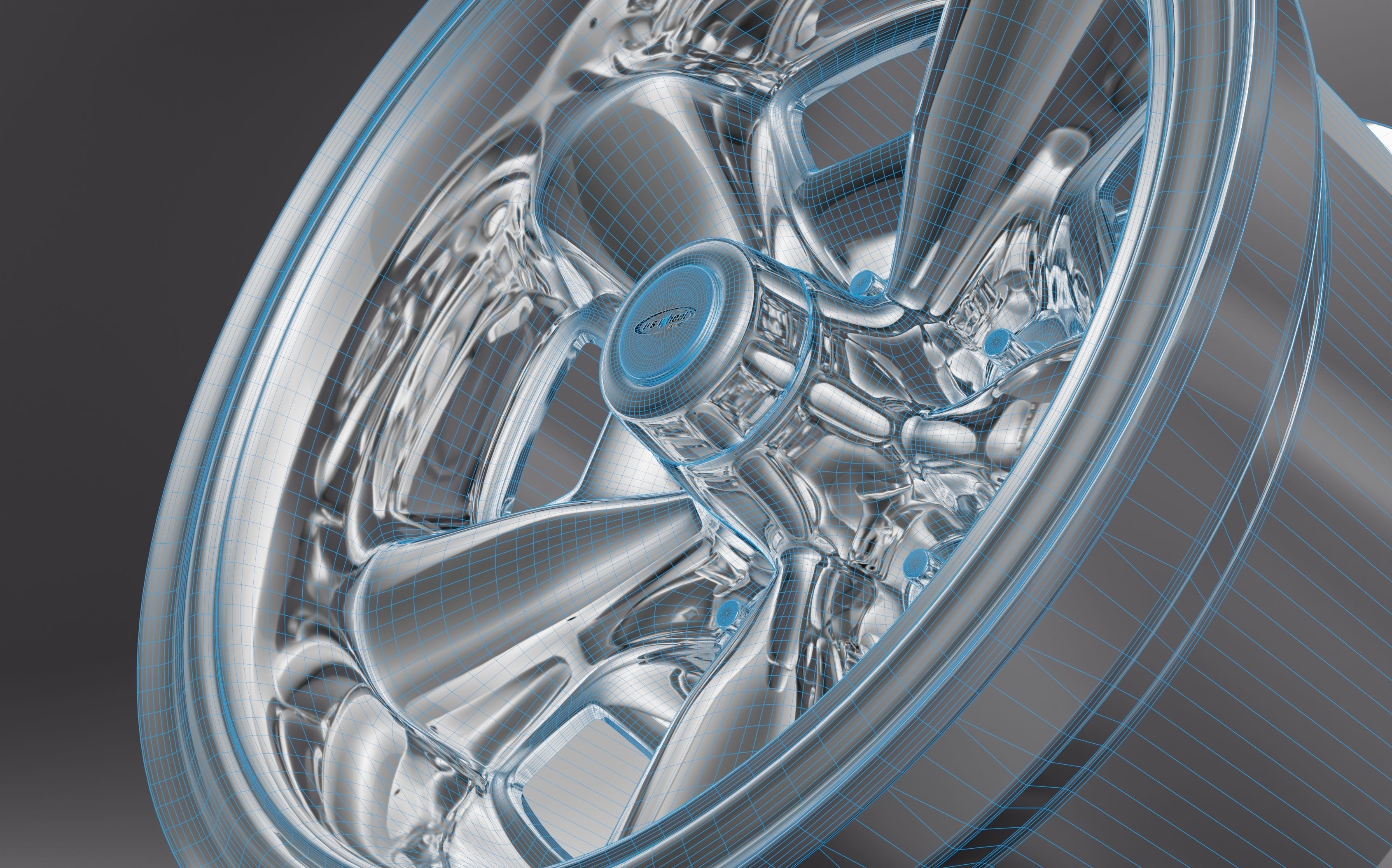 3D model muscle car rim US Wheel VR / AR / low-poly | CGTrader