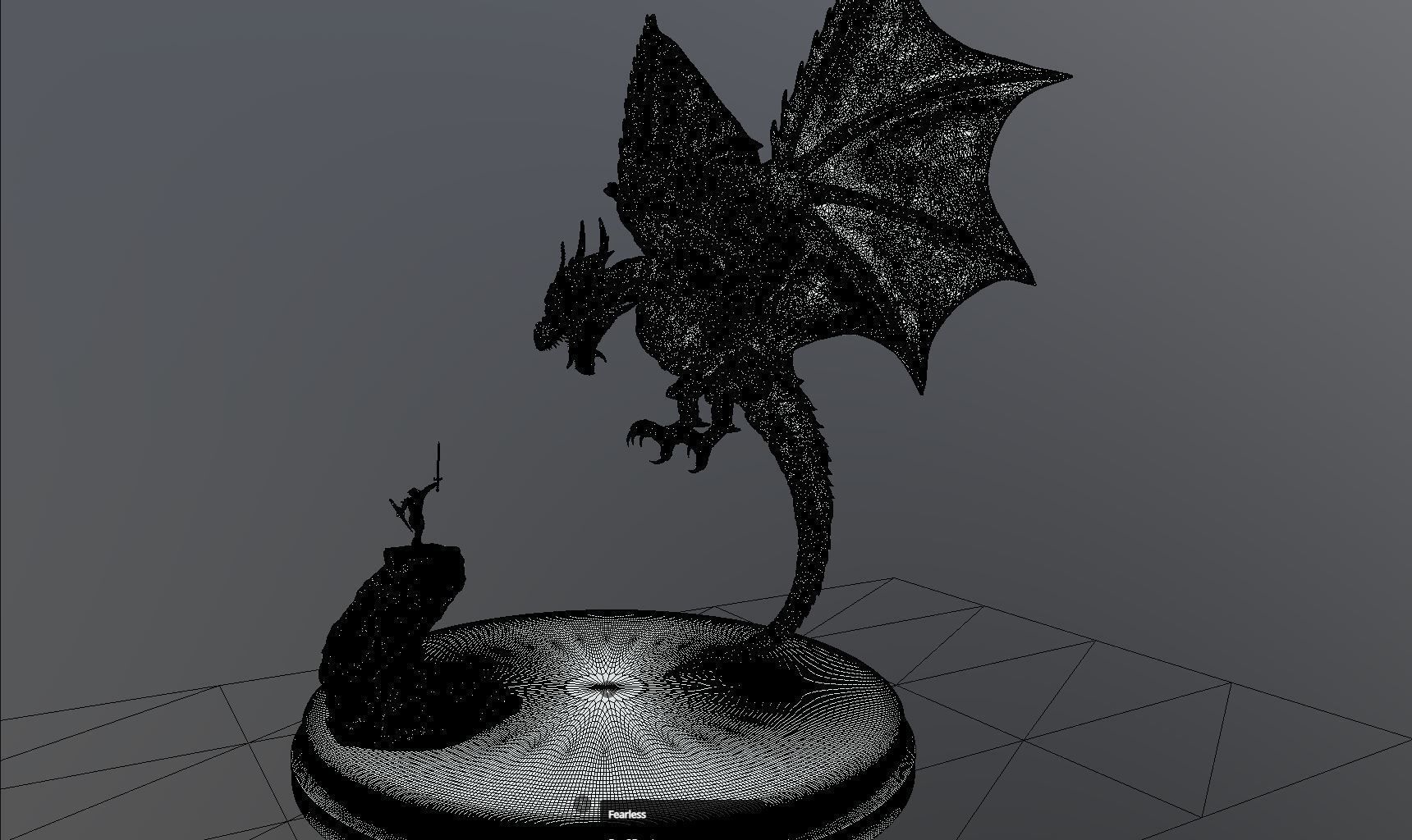 Fearless for 3D print with STL OBJ Parts and FBX 3D model 3D printable ...