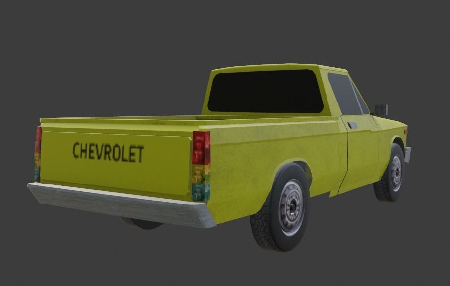 3D model 77 Chevrolet Luv VR / AR / low-poly | CGTrader
