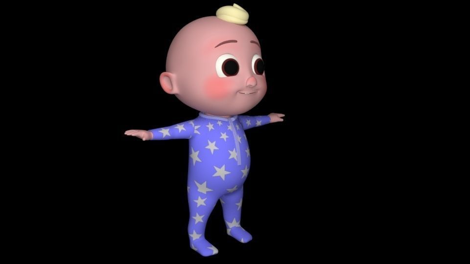 3D model cocomelon 3D character Model VR / AR / low-poly | CGTrader