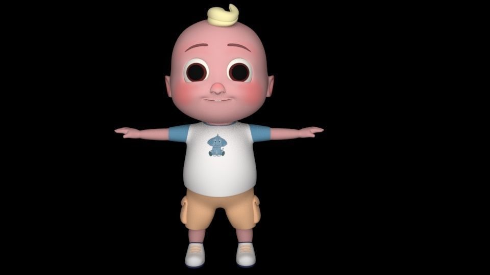 3D model cocomelon 3D character Model VR / AR / low-poly | CGTrader