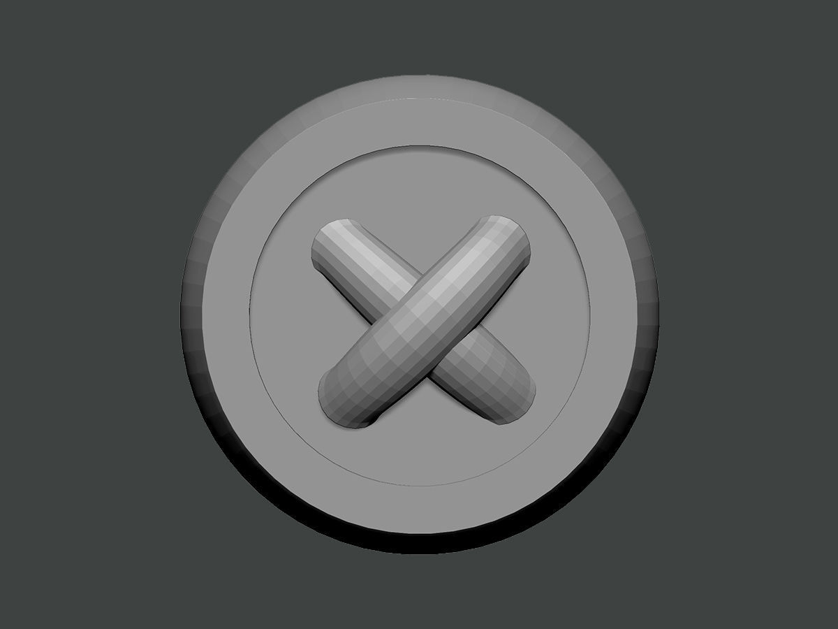 3D Model-BUTTON0002 button 3D model 3D printable | CGTrader