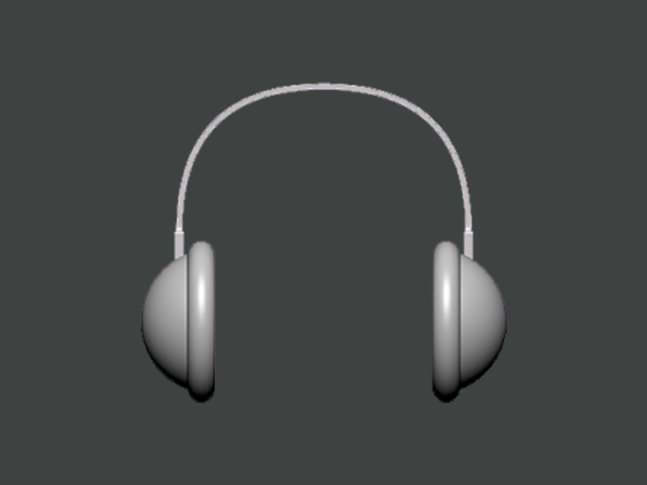 3D Model-HEADPHONES0002 headphone 3D model 3D printable | CGTrader