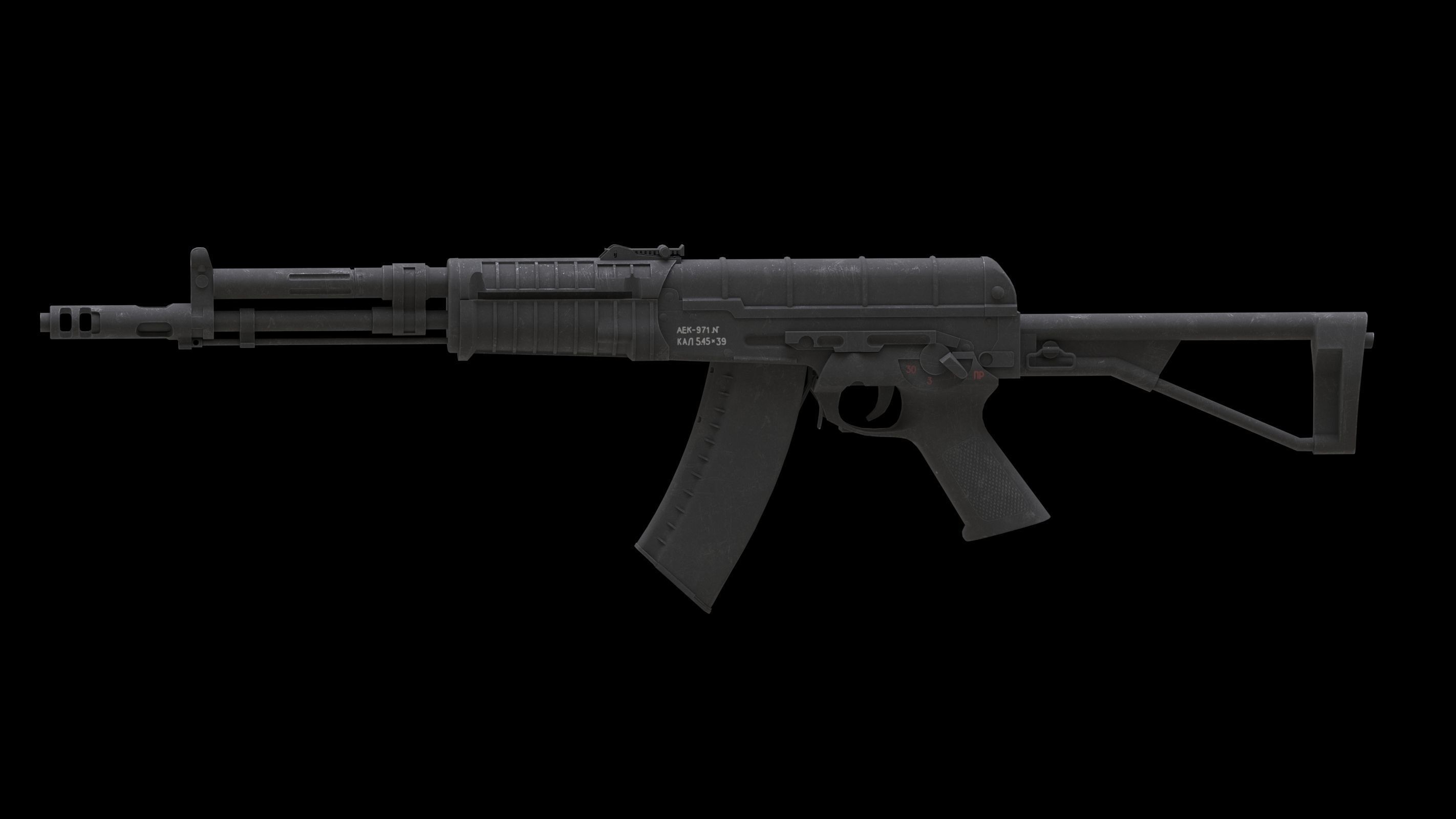 3D model AEK 971 Low Poly VR / AR / low-poly | CGTrader