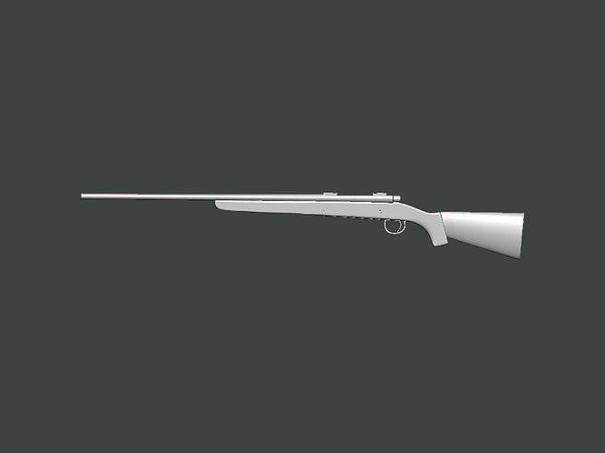 3D Model-GUN0012 rifle 3D model 3D printable | CGTrader