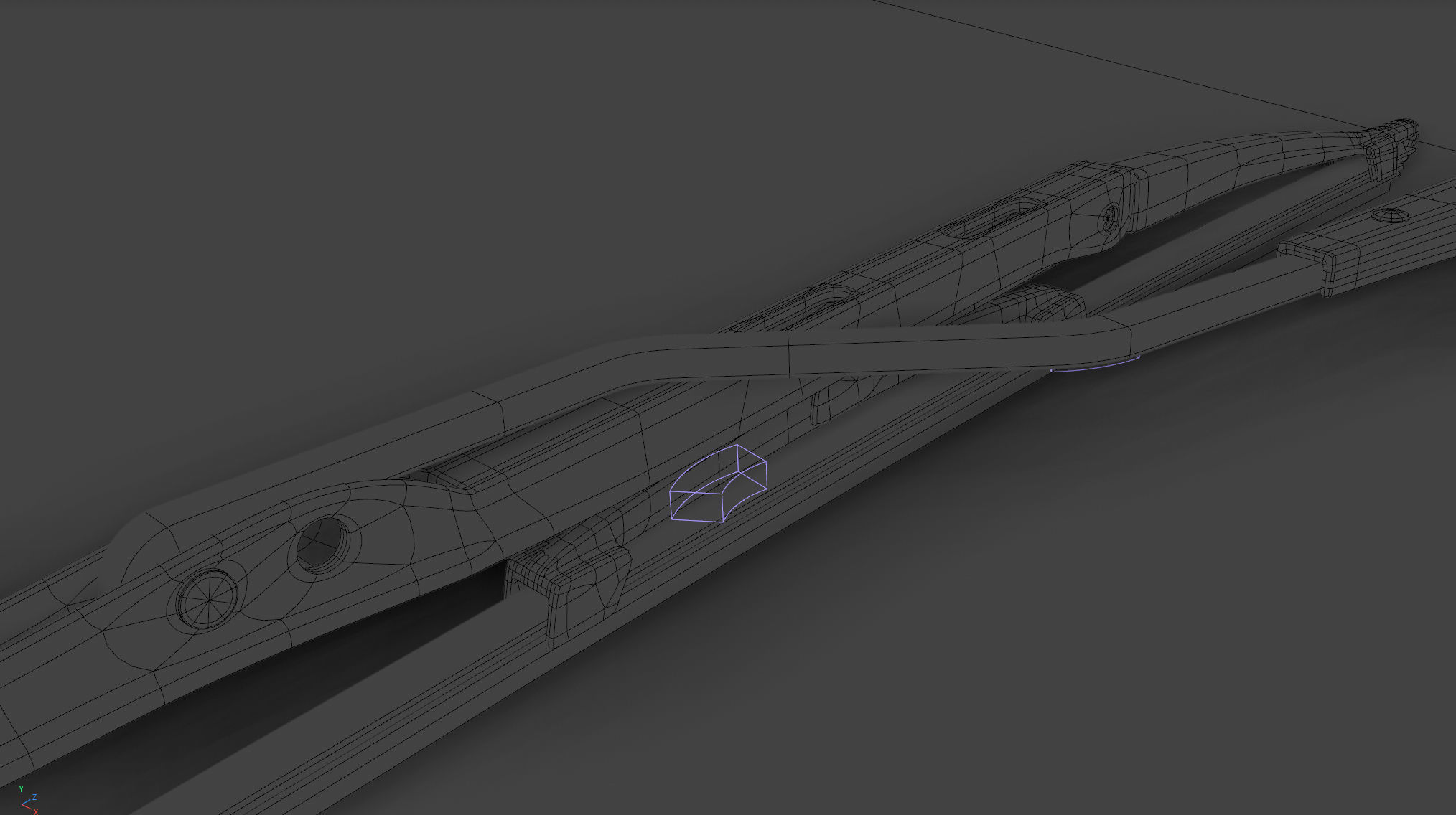 Car Windscreen Wiper 3D model | CGTrader