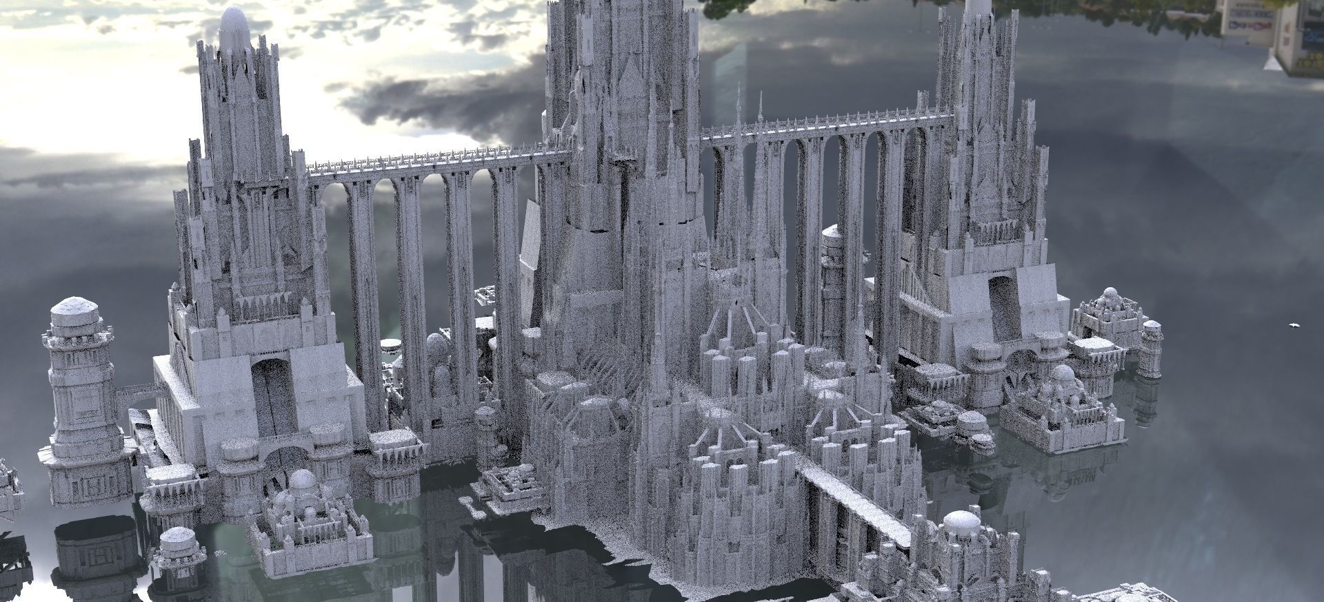 Victorian fantasy architecture Collection kitbash 1 3D model | CGTrader