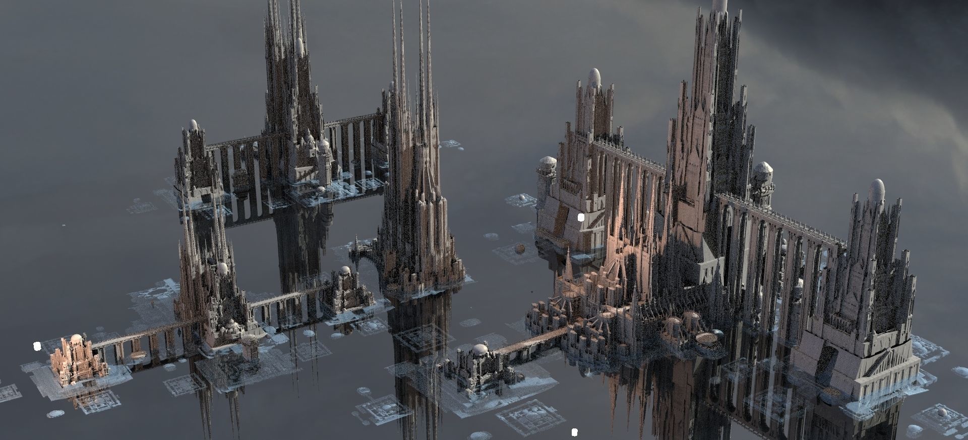 Victorian fantasy architecture Collection kitbash 1 3D model | CGTrader