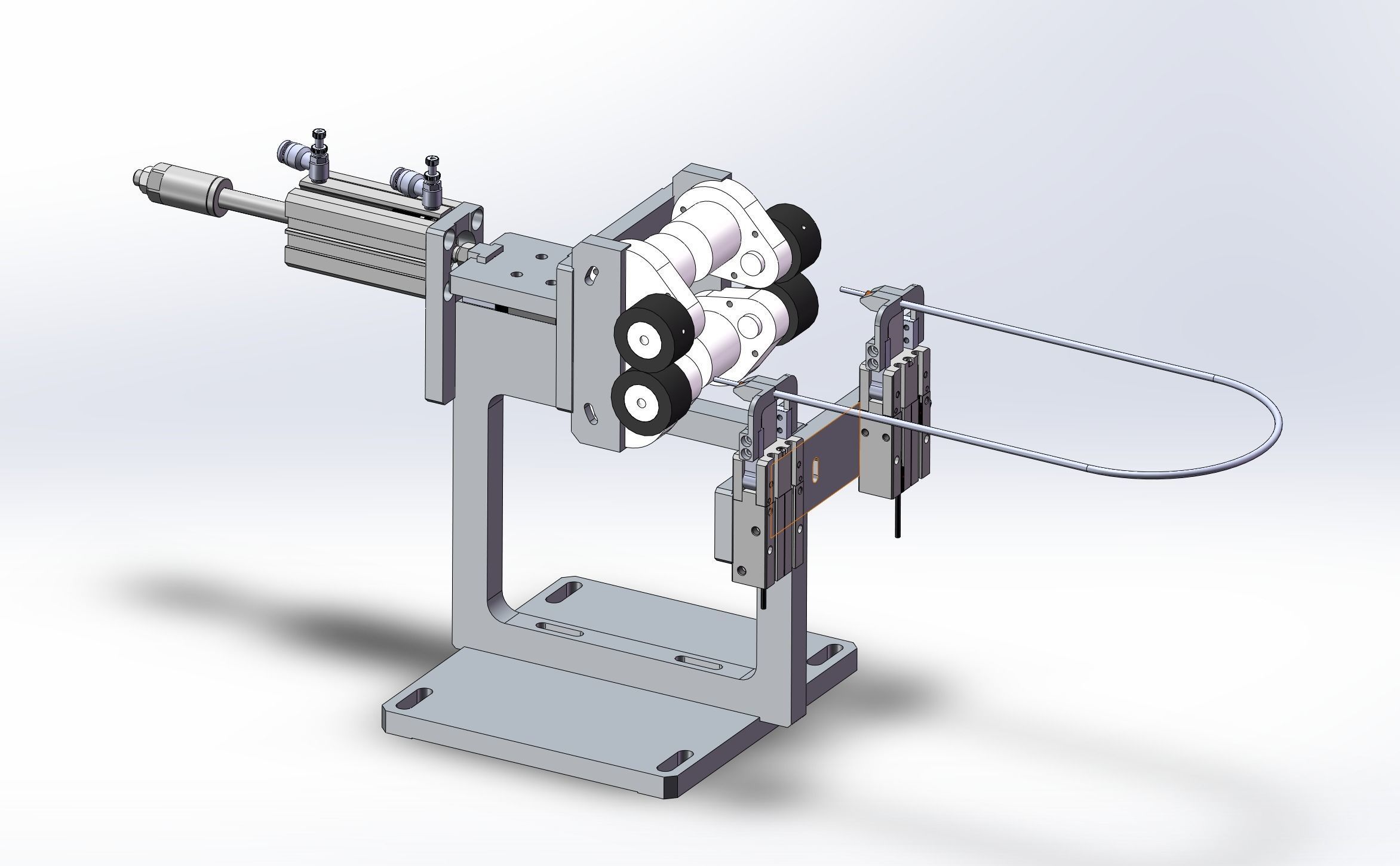 Automatic cutting and welding line 3D model | CGTrader
