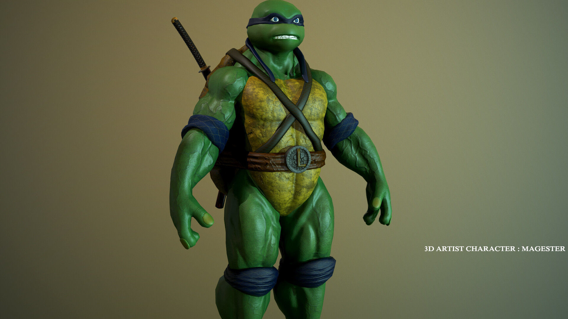 3D model TMNT Ninja Turtles VR / AR / low-poly | CGTrader