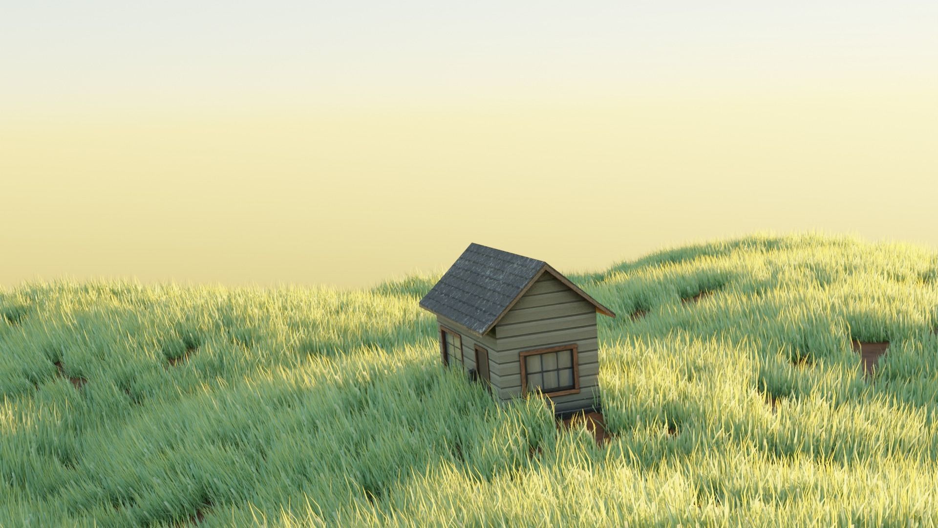 Blender Home in Nature 3D model | CGTrader