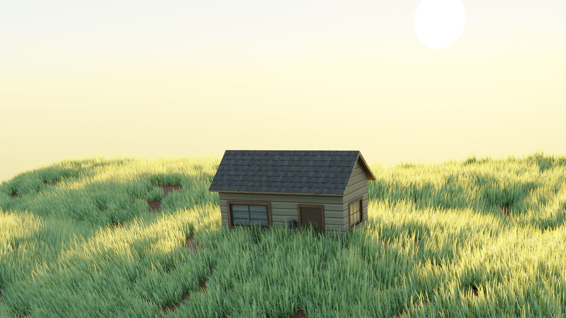 Blender Home in Nature 3D model | CGTrader