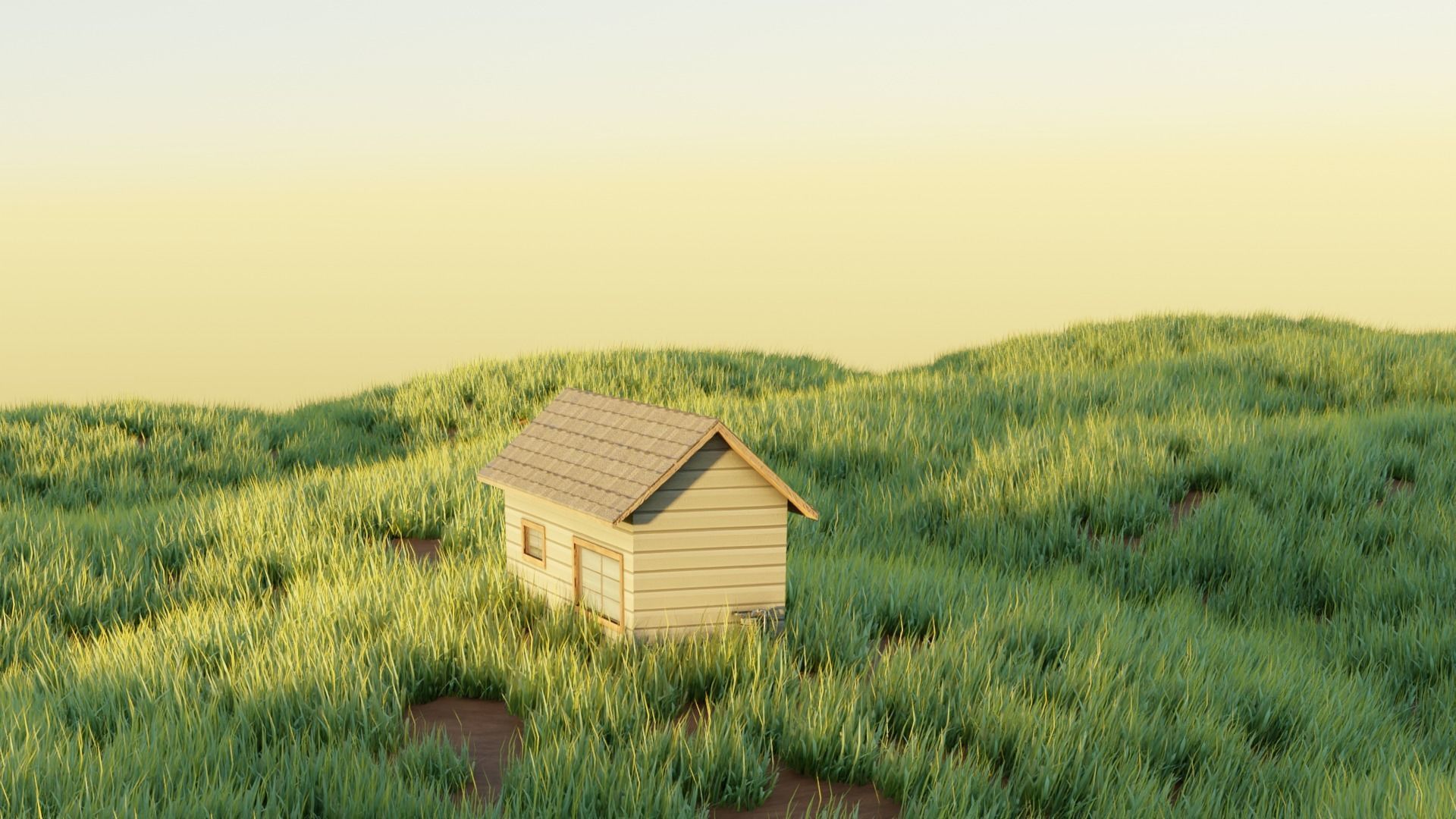 Blender Home in Nature 3D model | CGTrader