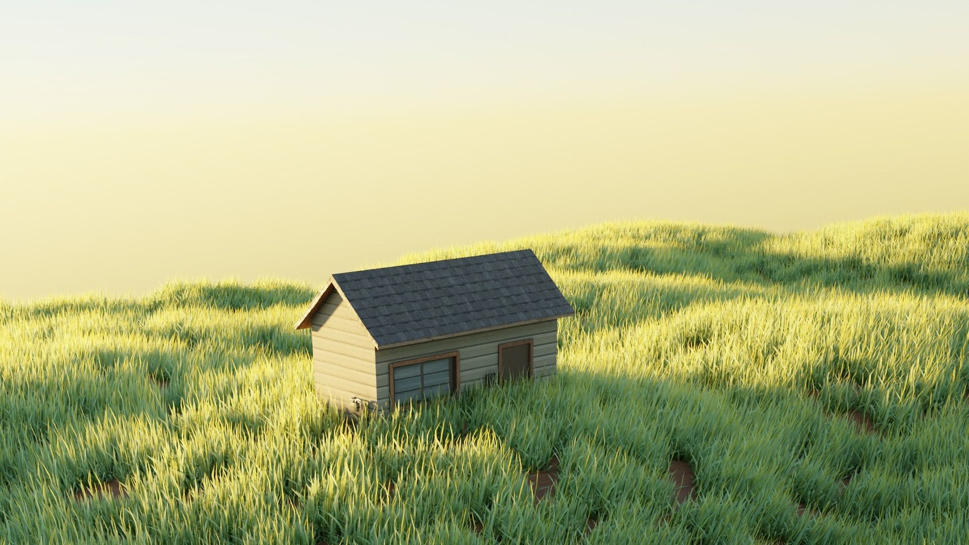 Blender Home in Nature 3D model | CGTrader