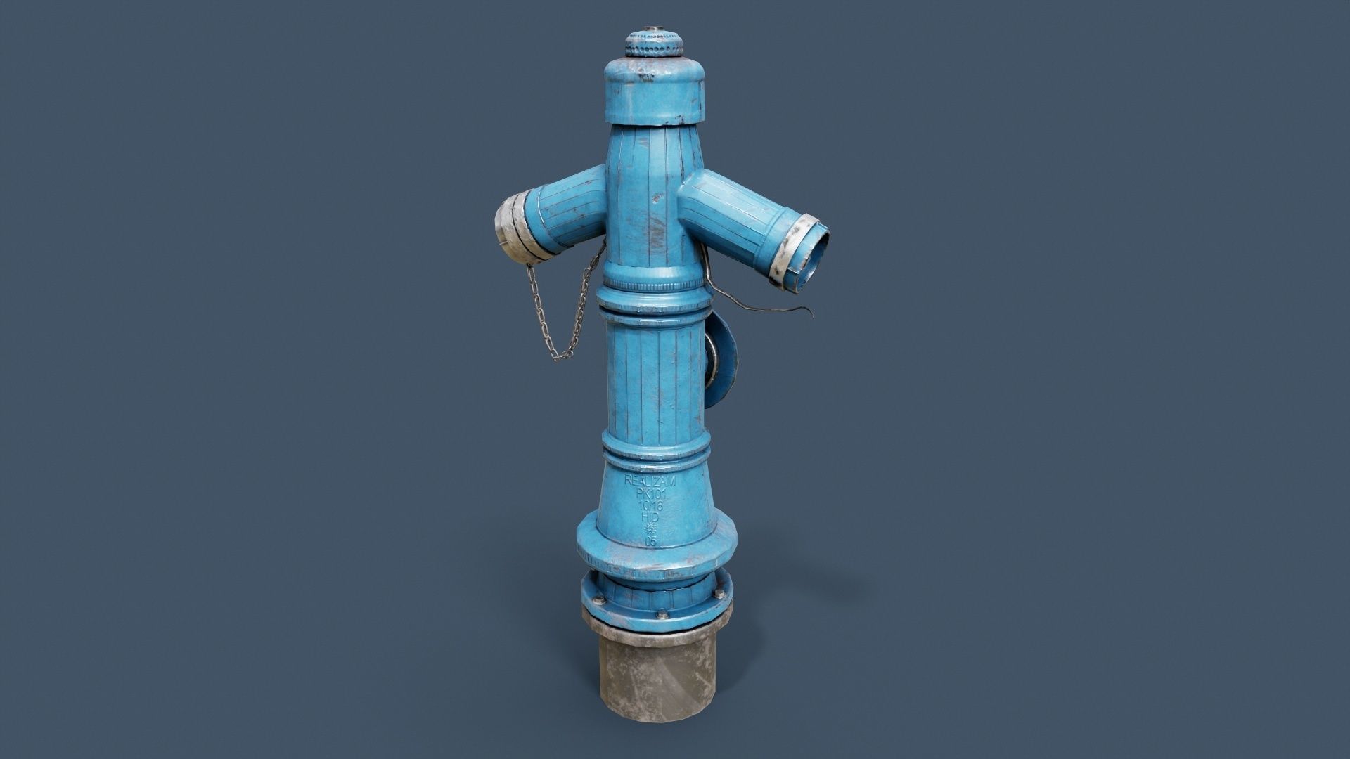 3D model Croatian Fire Hydrant VR / AR / low-poly | CGTrader