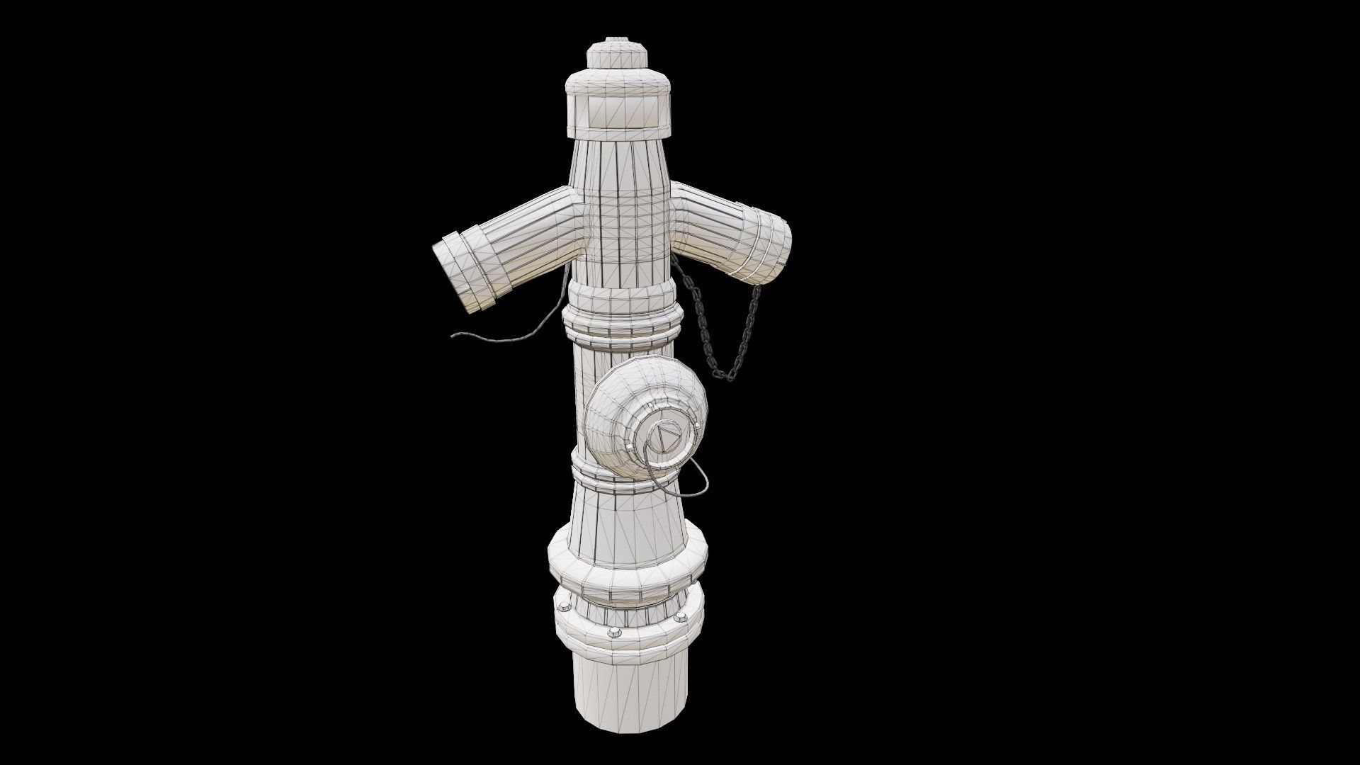 3D model Croatian Fire Hydrant VR / AR / low-poly | CGTrader