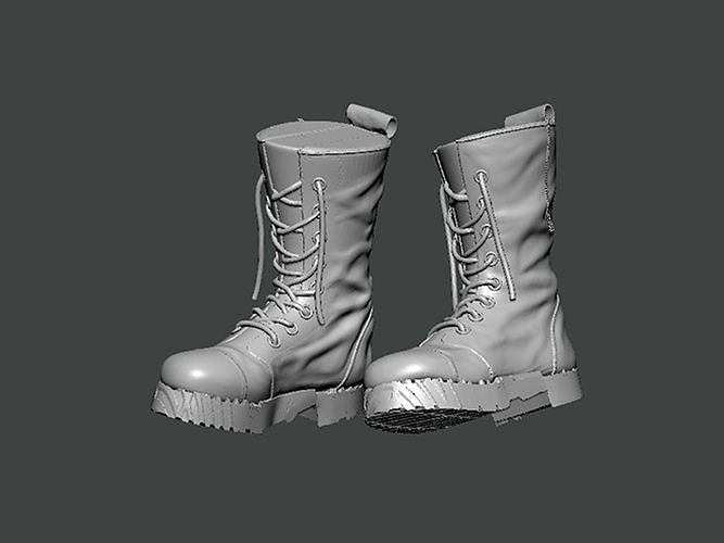 3D Model-SHOES0025 boot 3D model 3D printable | CGTrader