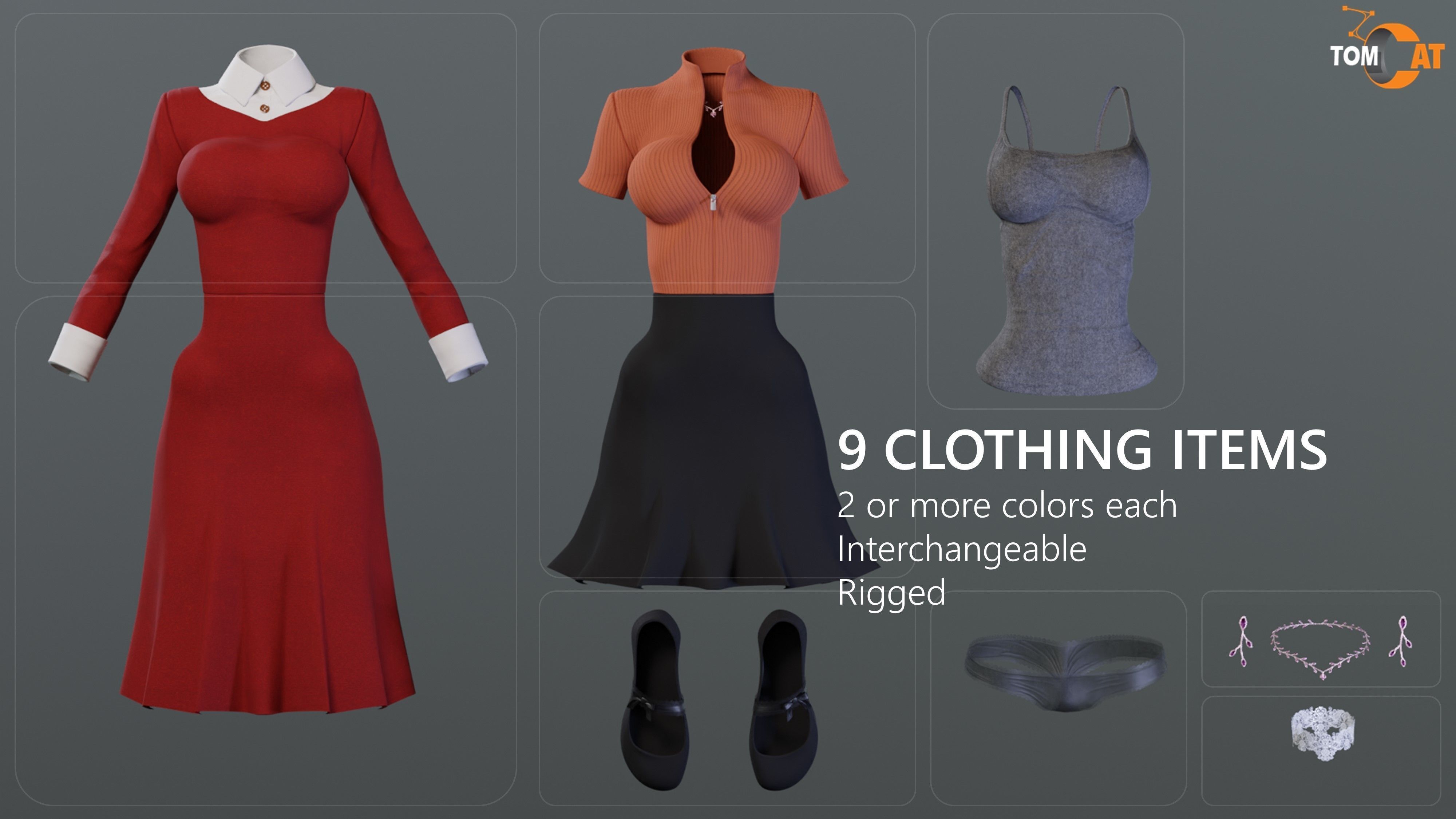 3D model Iselda Rigged Woman Character for Blender and Vtube VR / AR ...