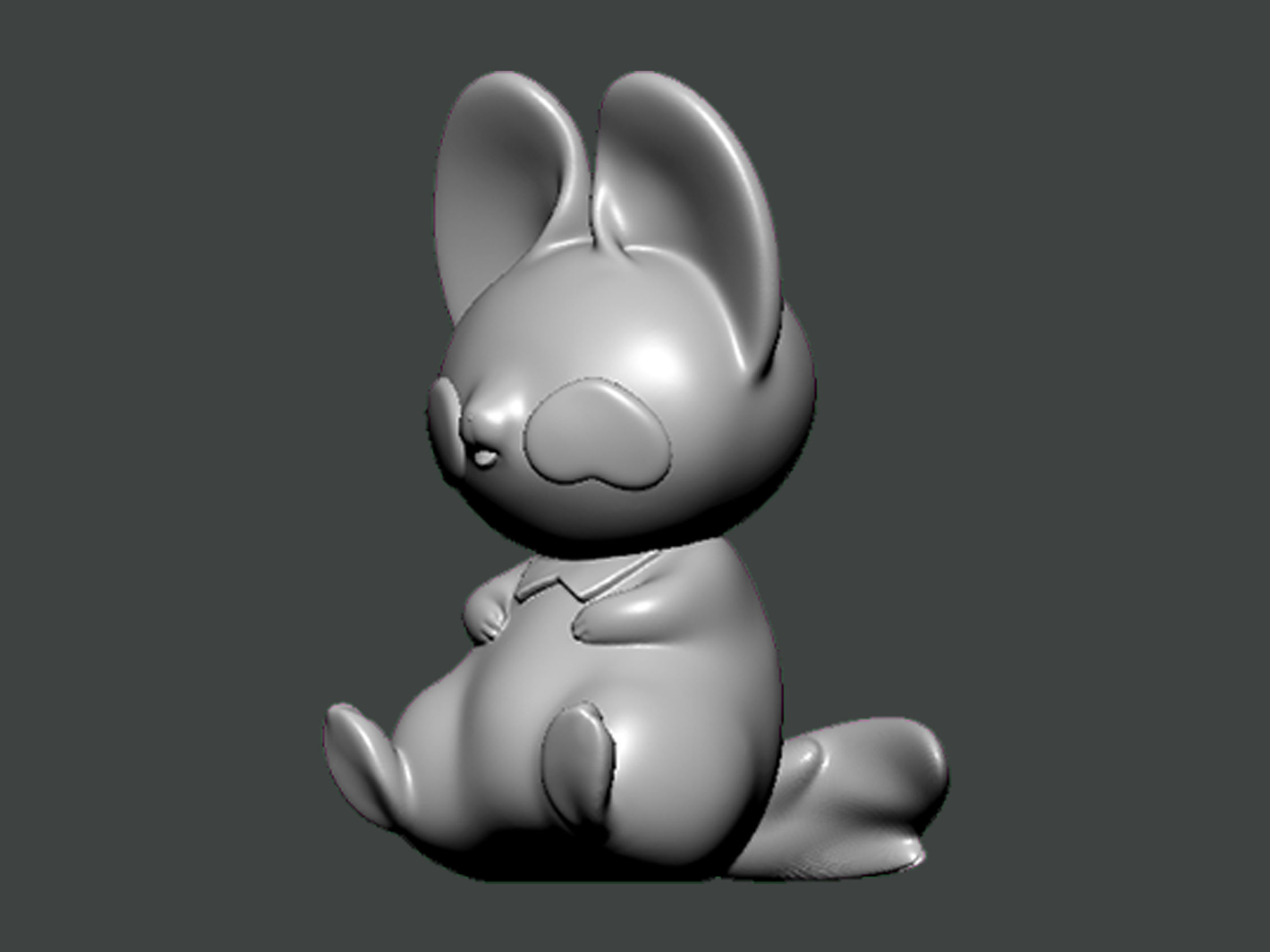 3D Model-CHARACTER0057 bunny rabbit 3D model 3D printable | CGTrader