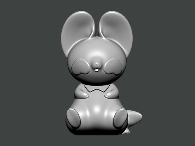 3D Model-CHARACTER0057 bunny rabbit 3D model 3D printable | CGTrader