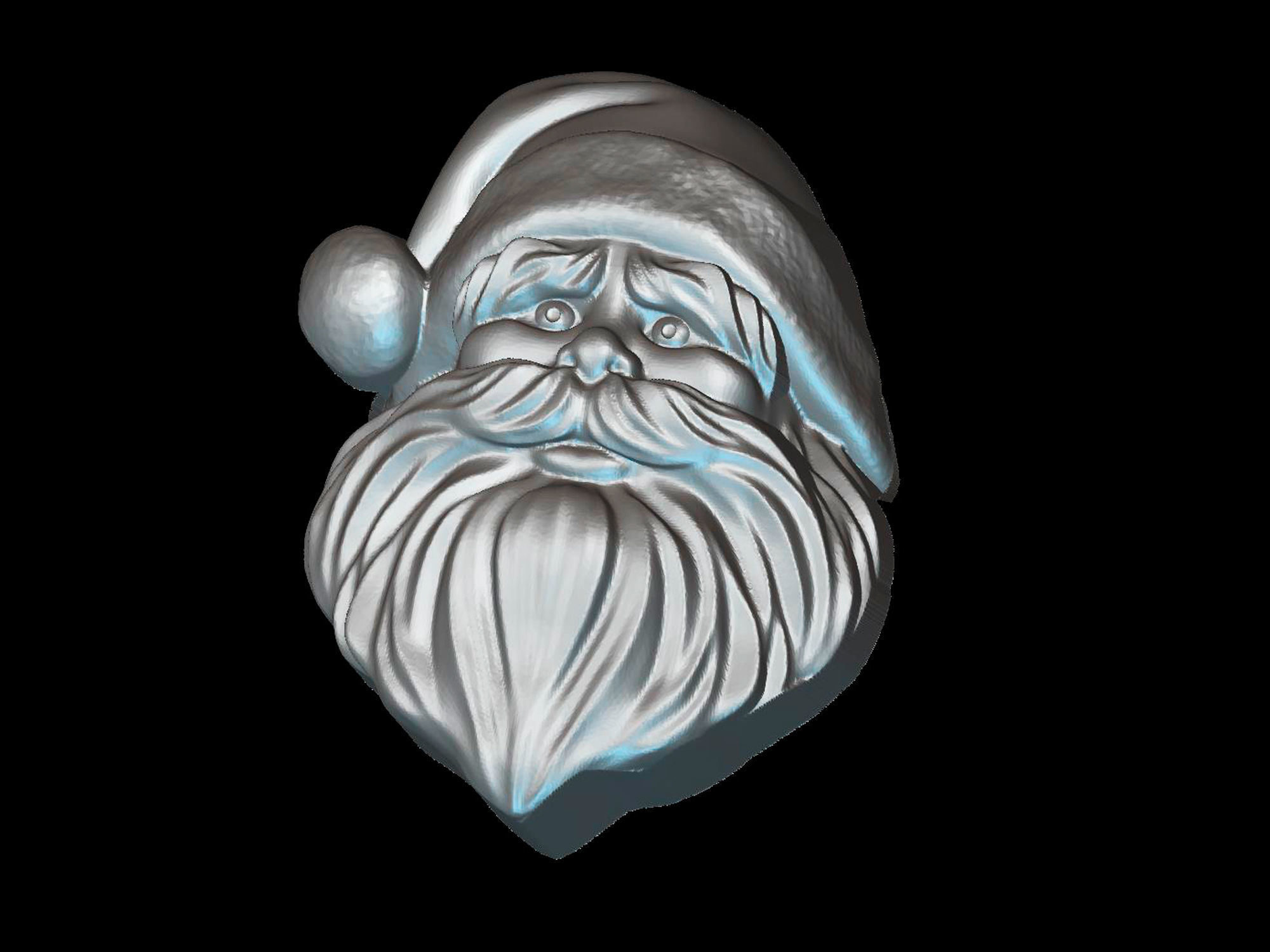 Santa 3d model for cnc machines and 3d printers 3D model | CGTrader