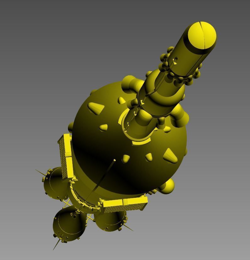 Rocket Soyuz MS 3D model 3D printable | CGTrader