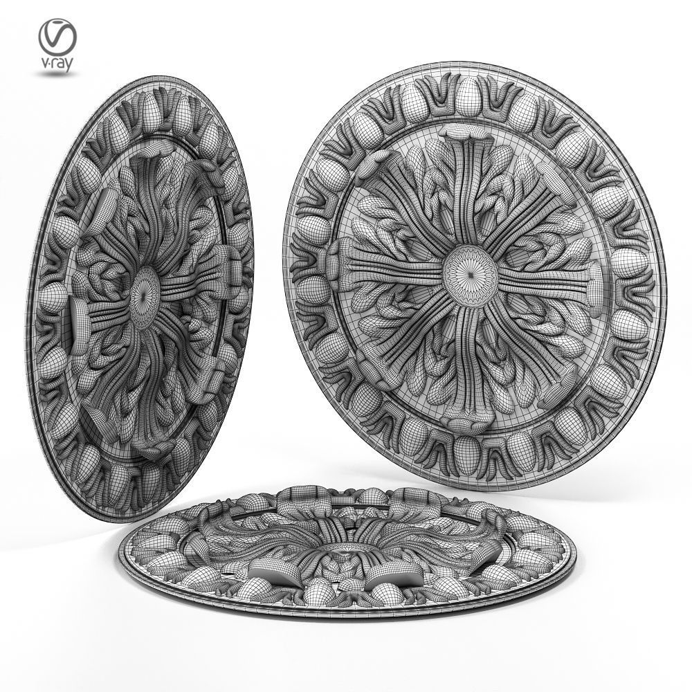 Plaster Molding 3D model | CGTrader