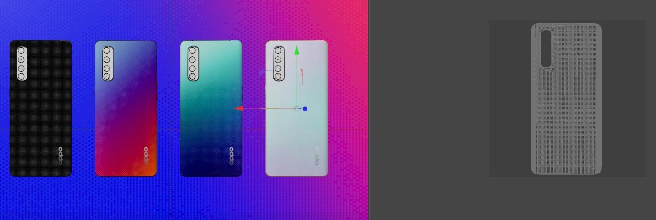 OPPO Reno3 Pro cell phone 3D model | CGTrader