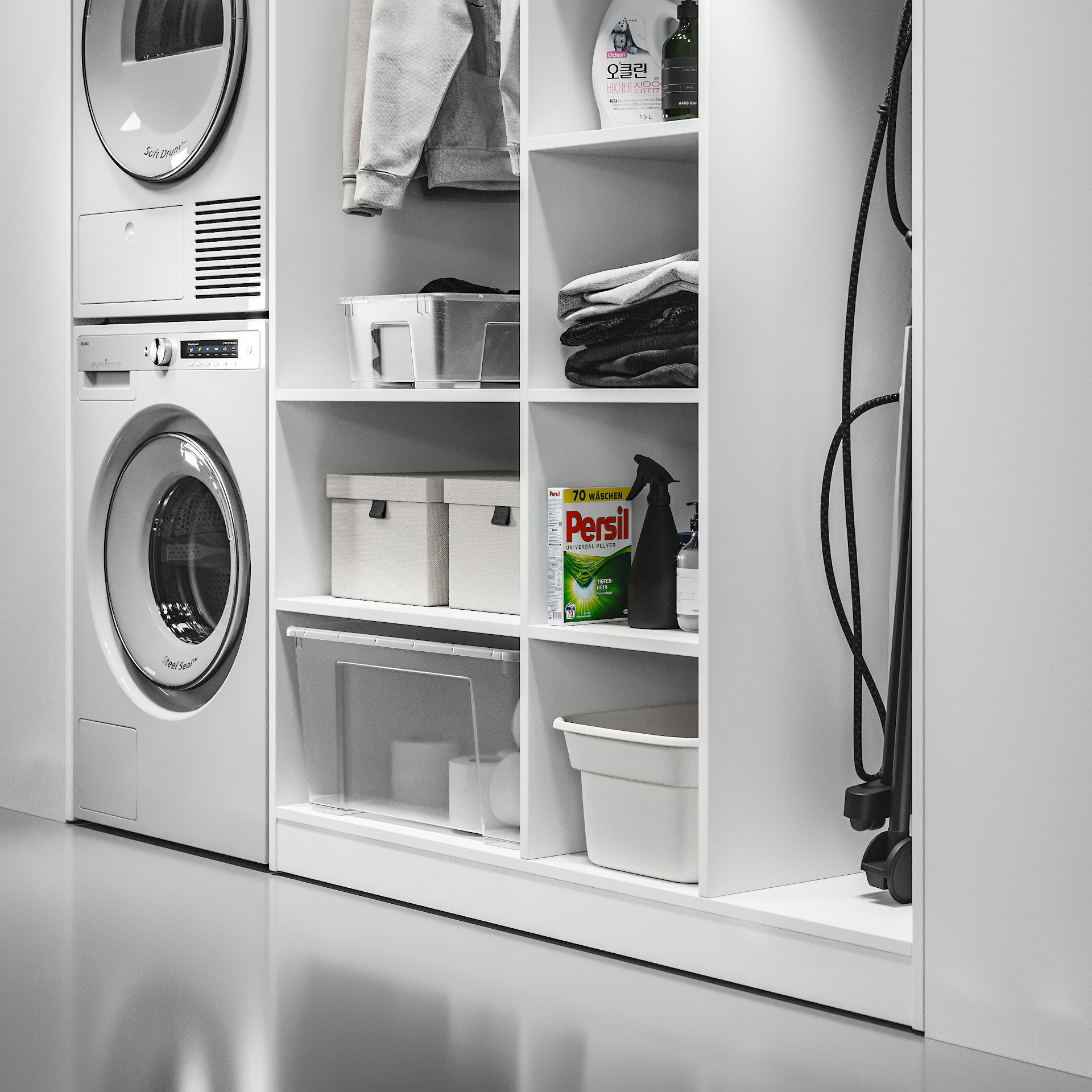 Laundry Room 0004 3D model | CGTrader