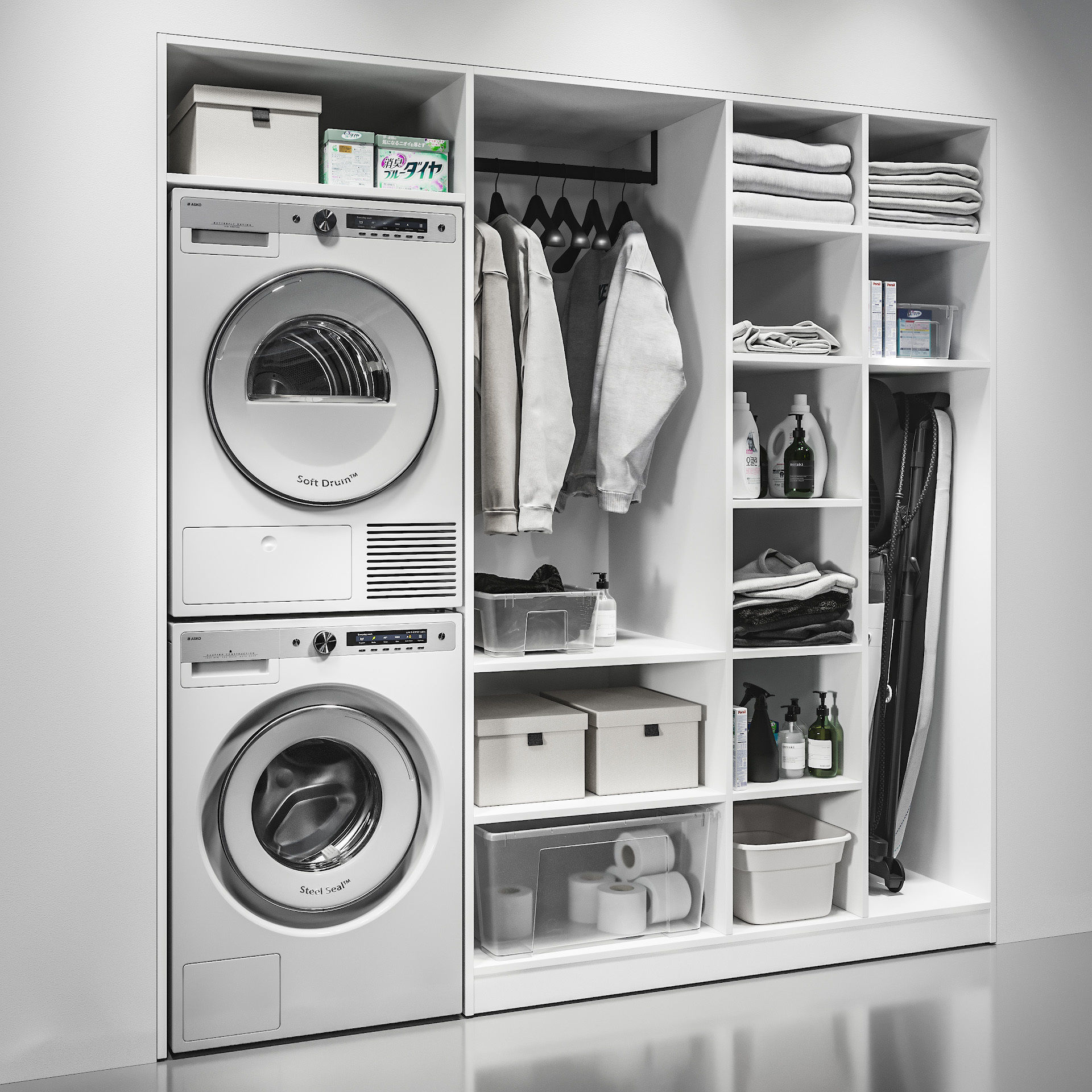 Laundry Room 0004 3D model | CGTrader