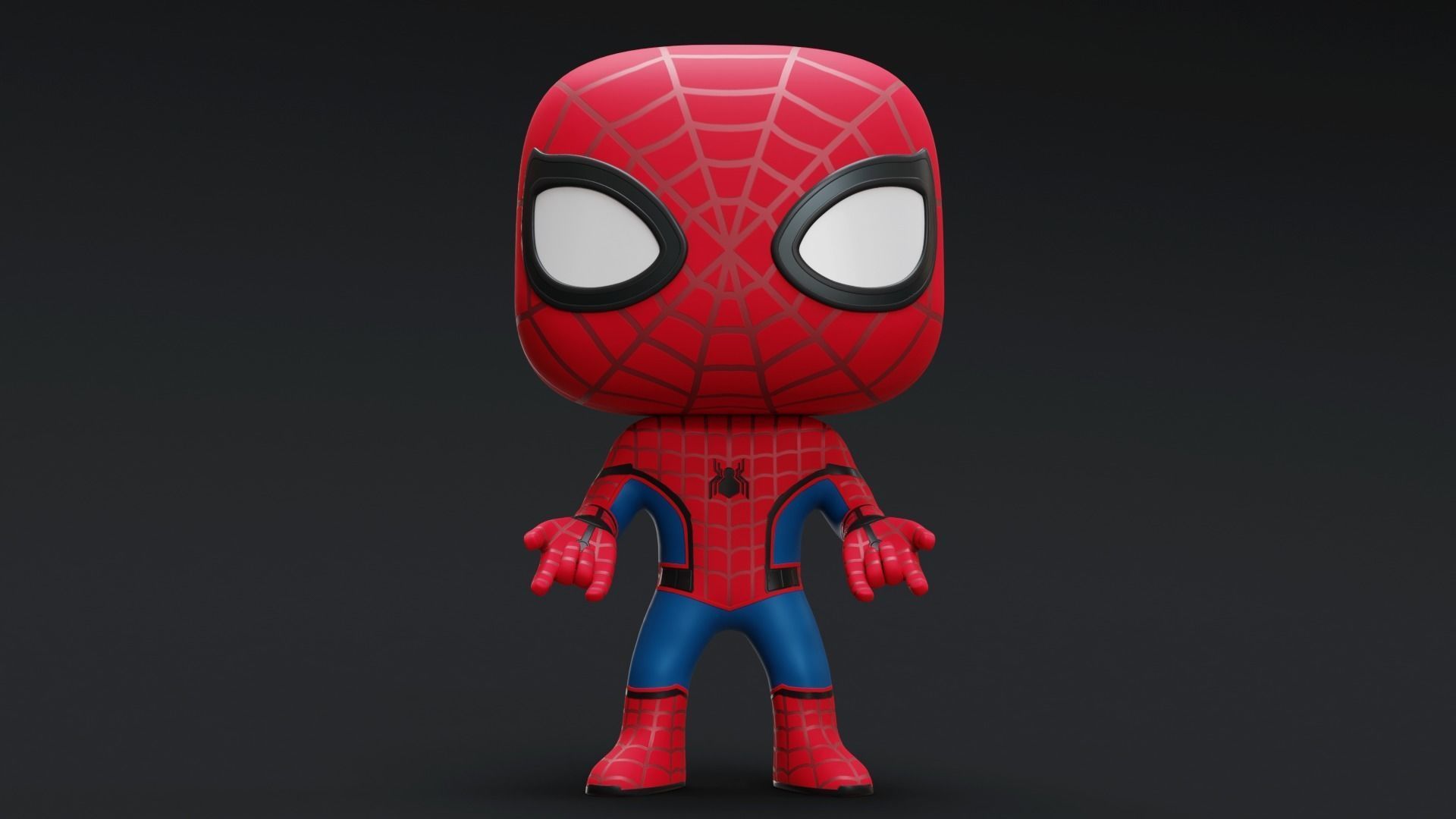 Funko Spider-Man MCU 1 3D model | CGTrader