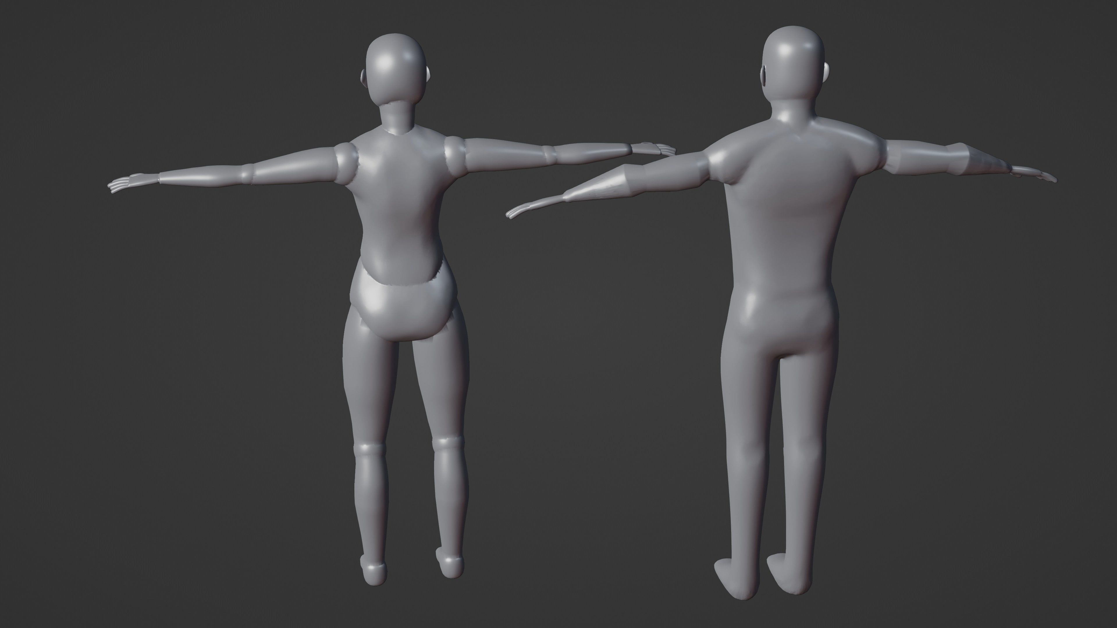 Free Human Base Meshes For Sculpting free 3D model | CGTrader