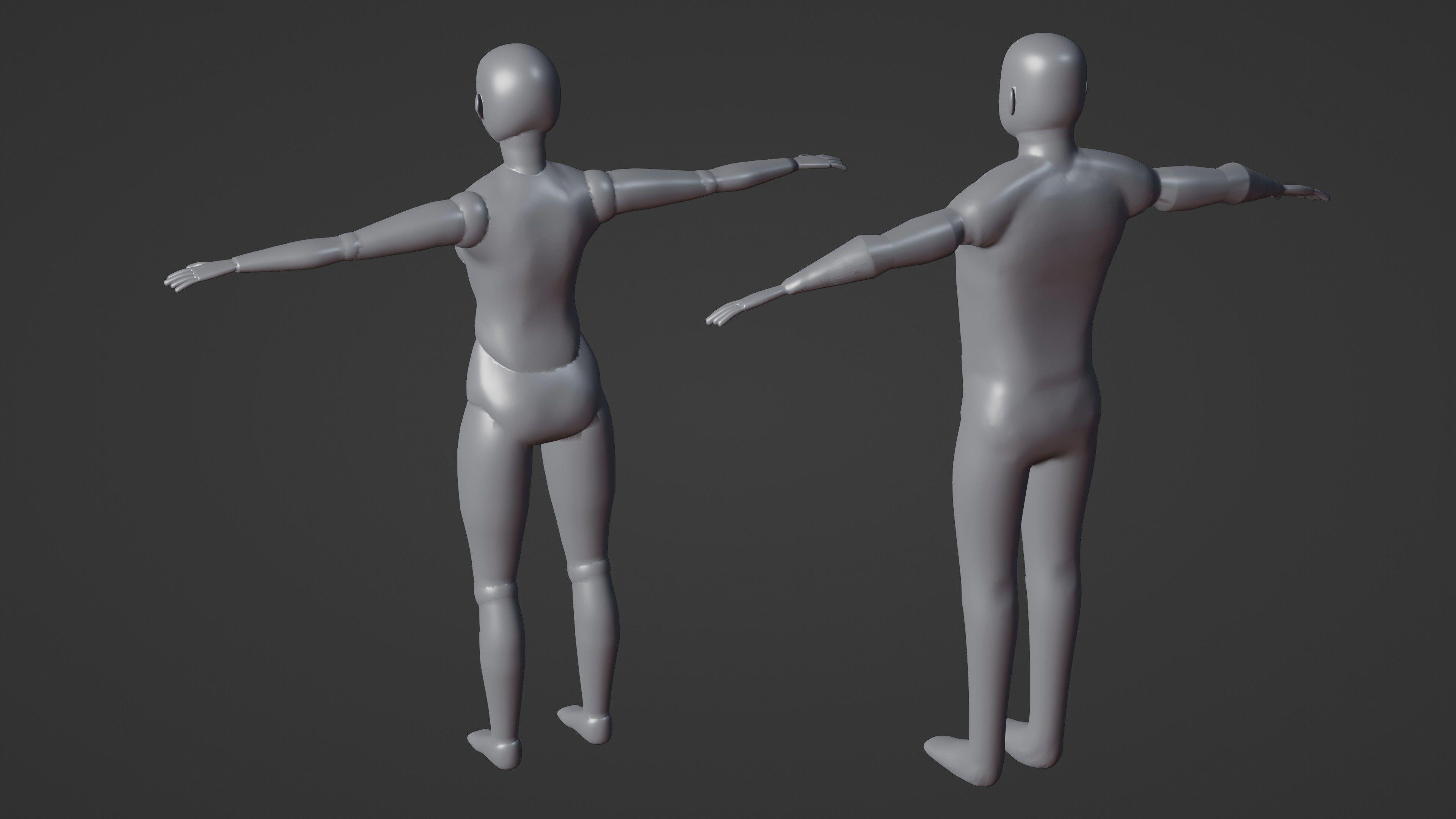 Free Human Base Meshes For Sculpting free 3D model | CGTrader