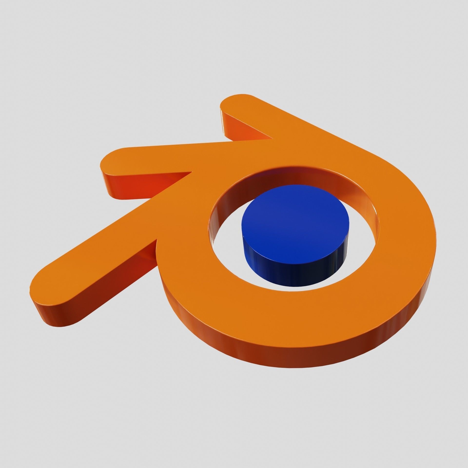 Free 3d Blender Logo free 3D model animated | CGTrader