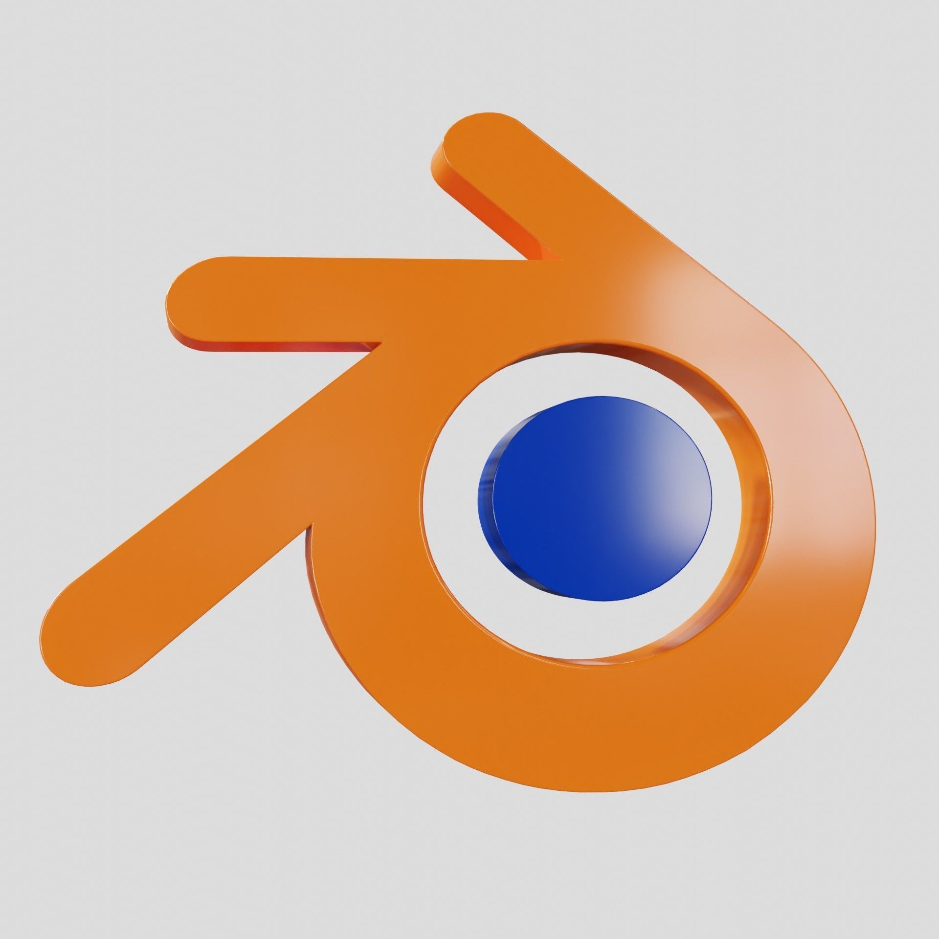 Free 3d Blender Logo free 3D model animated | CGTrader