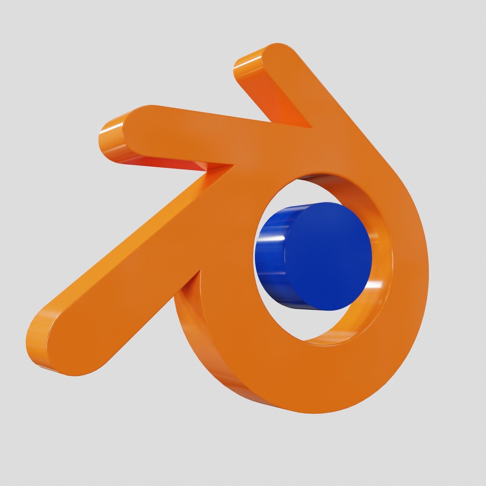 Free 3d Blender Logo free 3D model animated | CGTrader