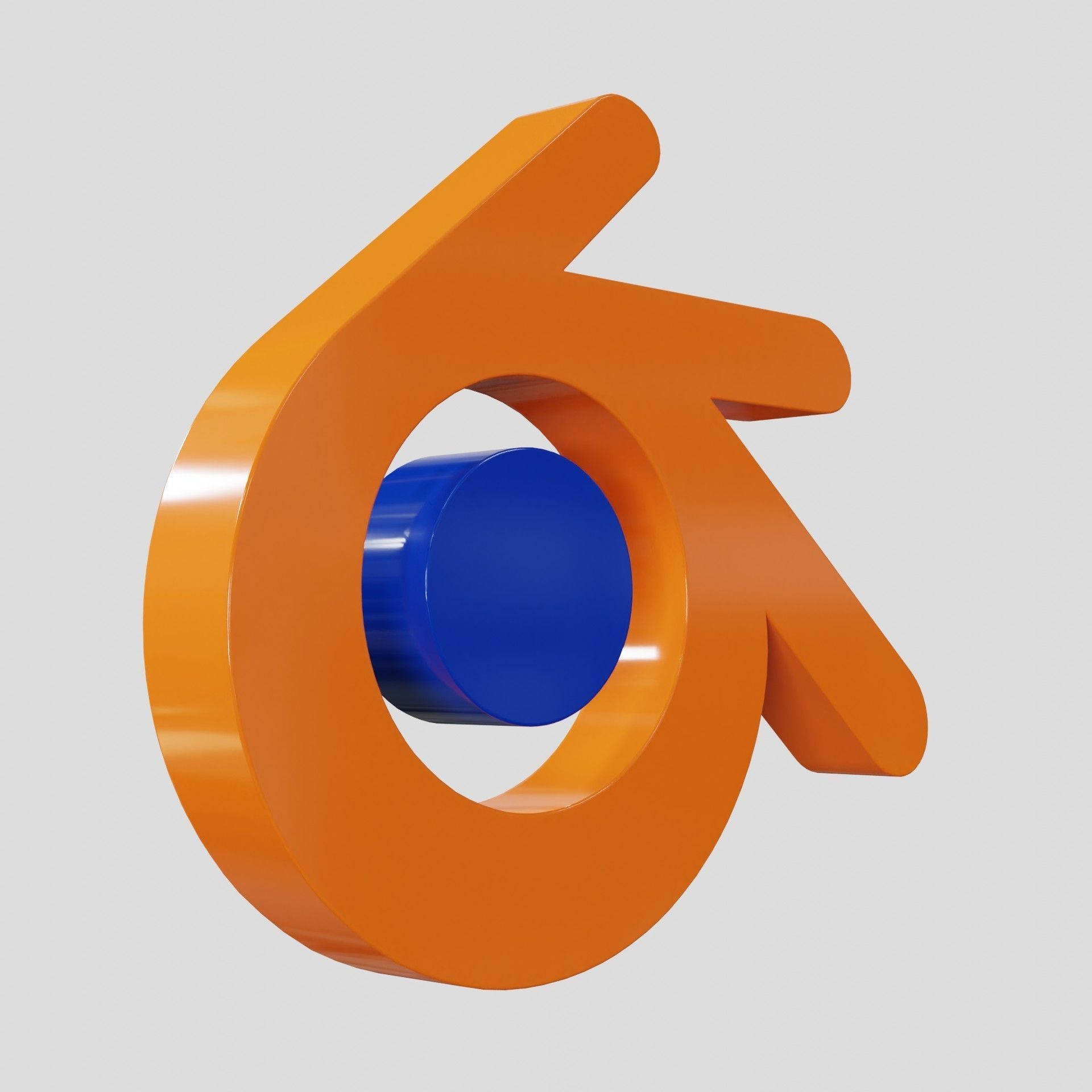 Free 3d Blender Logo free 3D model animated | CGTrader
