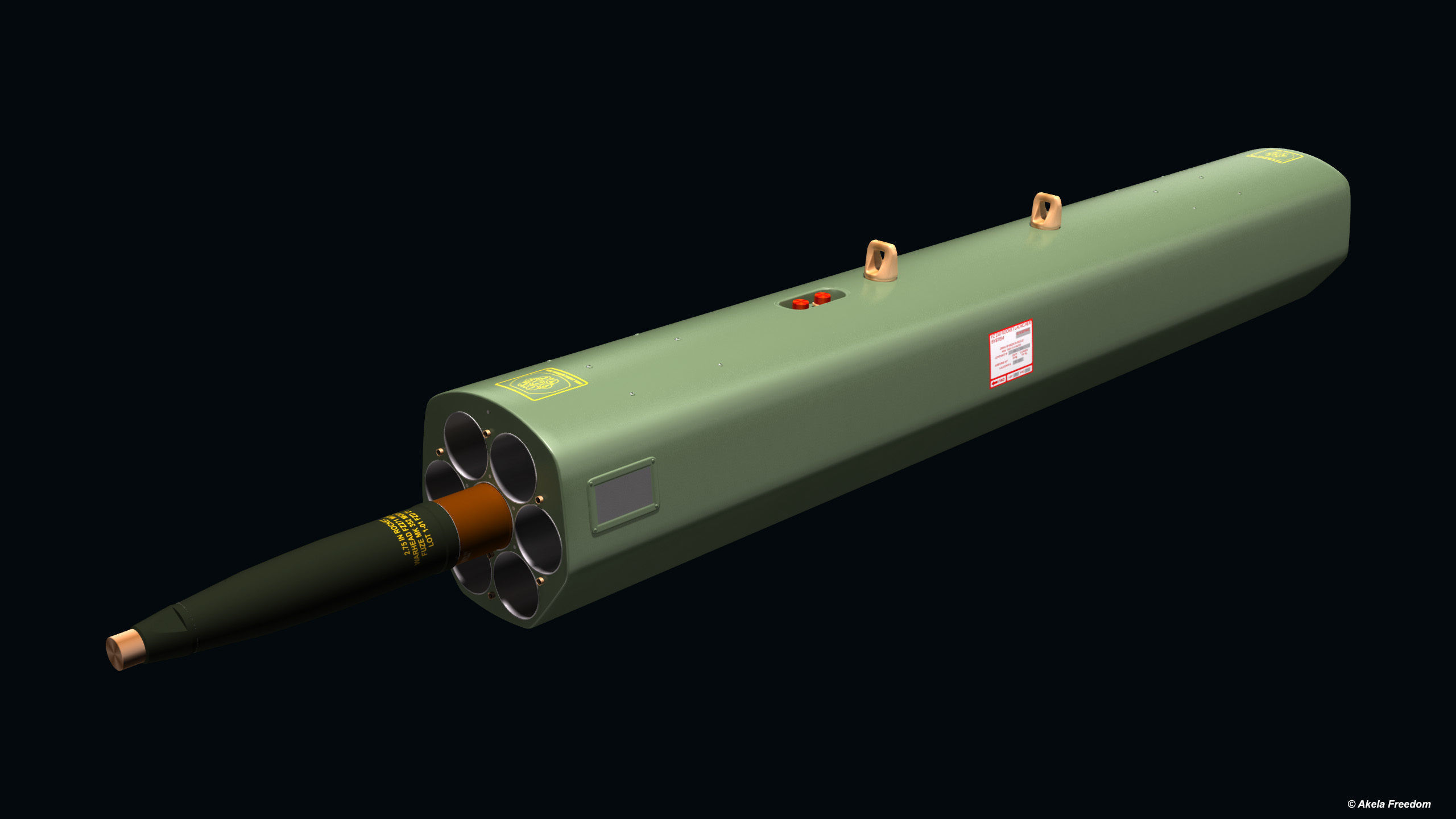 FZ220 Rocket Launcher 3D model | CGTrader