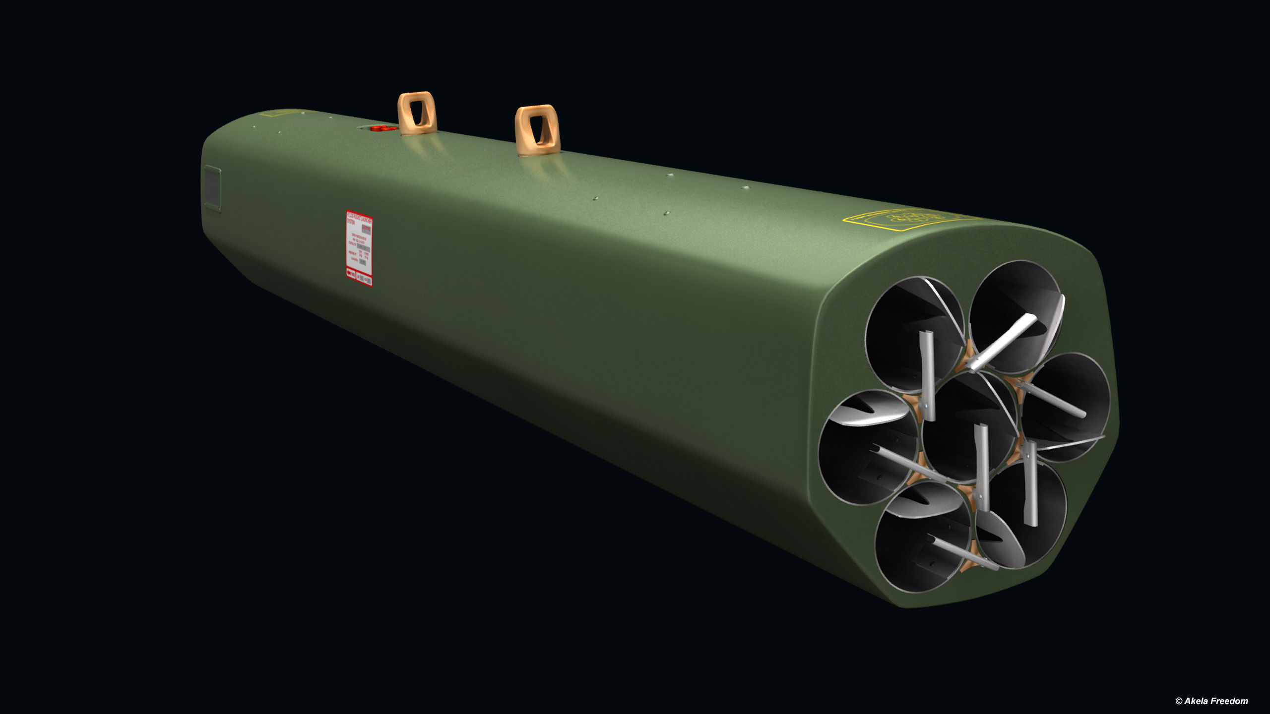 FZ220 Rocket Launcher 3D model | CGTrader