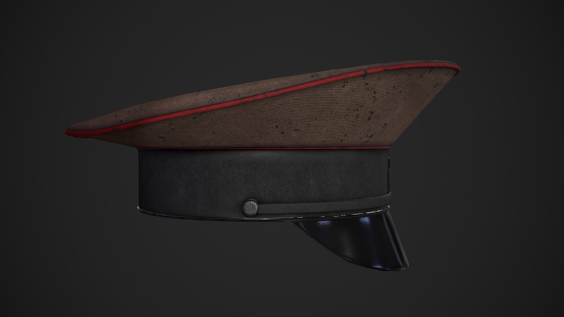 3D model Peaked cap USSR VR / AR / low-poly | CGTrader
