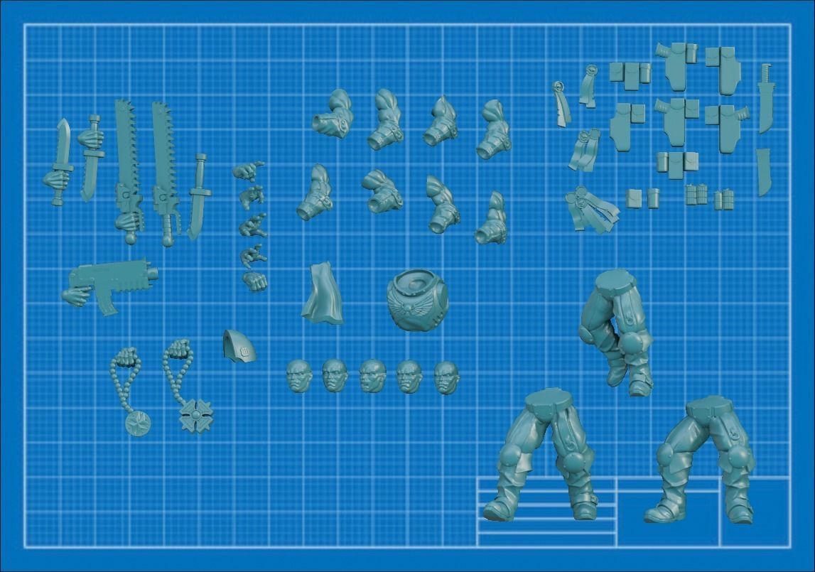 Boys scouts from the space 3D model | CGTrader