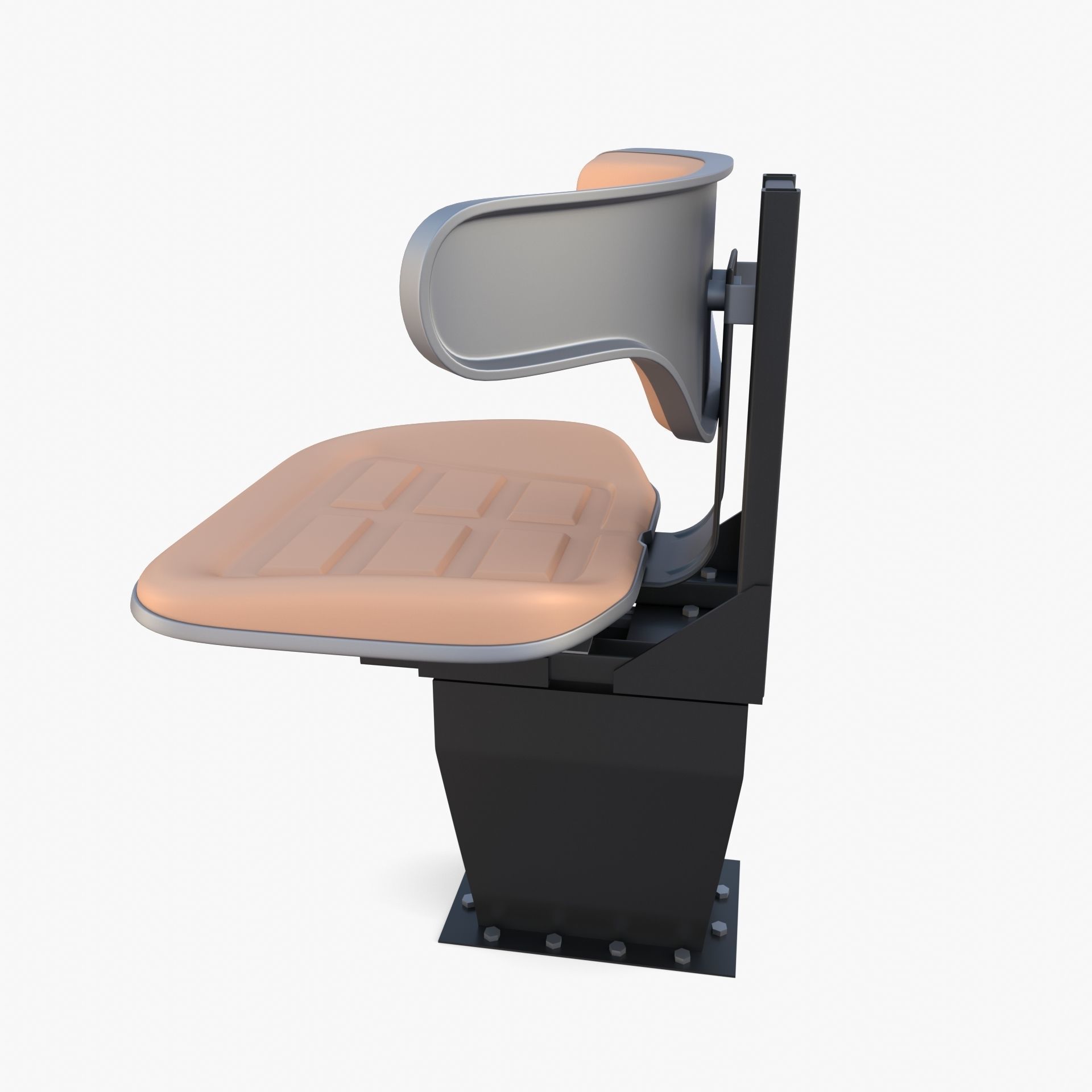 Tractor seat 3D model | CGTrader